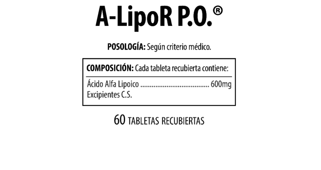 A-LIPOR X 60 TABLETAS NUTRABIOTICS
