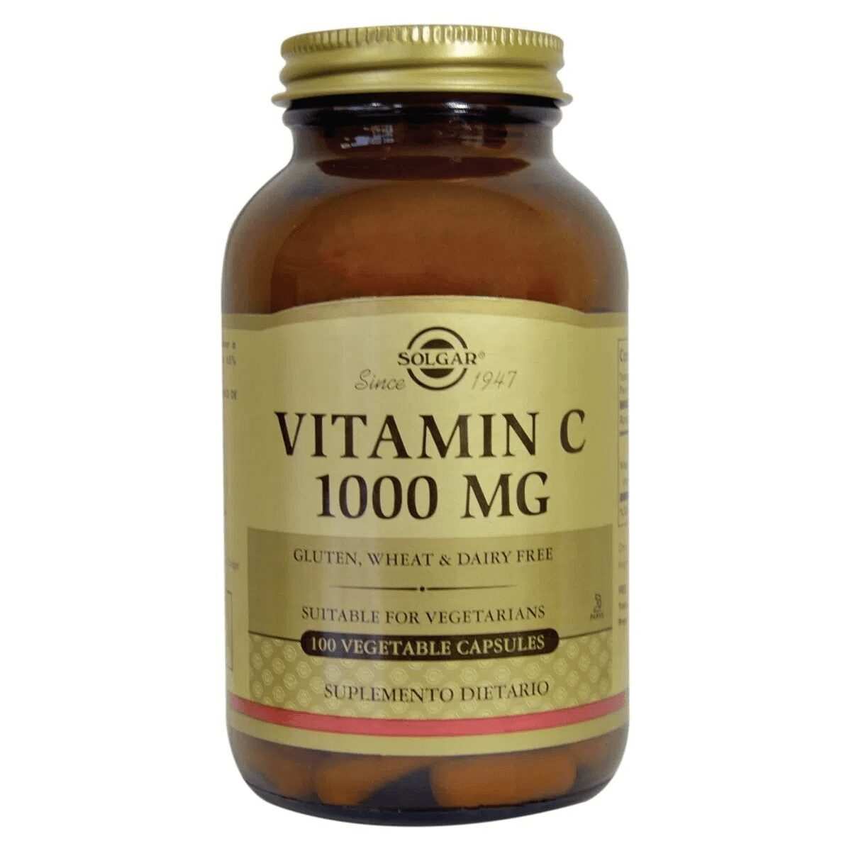 VITAMINA C 1000MG X 100 CÁPSULAS VEGETALES - SOLGAR