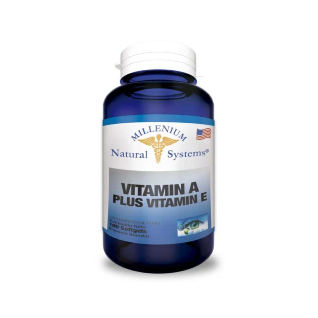 VITAMIN A PLUS VITAMIN E X 100 SOFTGELS - MILLENIUM - Farmacia ...